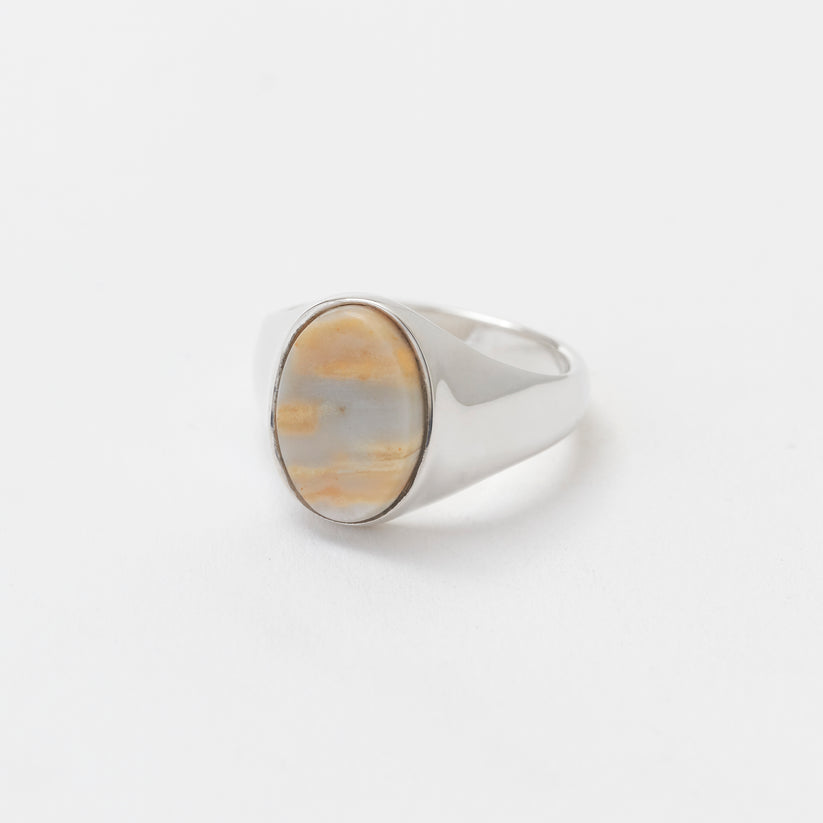 【ONLINE LIMITED】STONE SIGNET RING/PICASSO JASPER(L) – Garden of eden ...